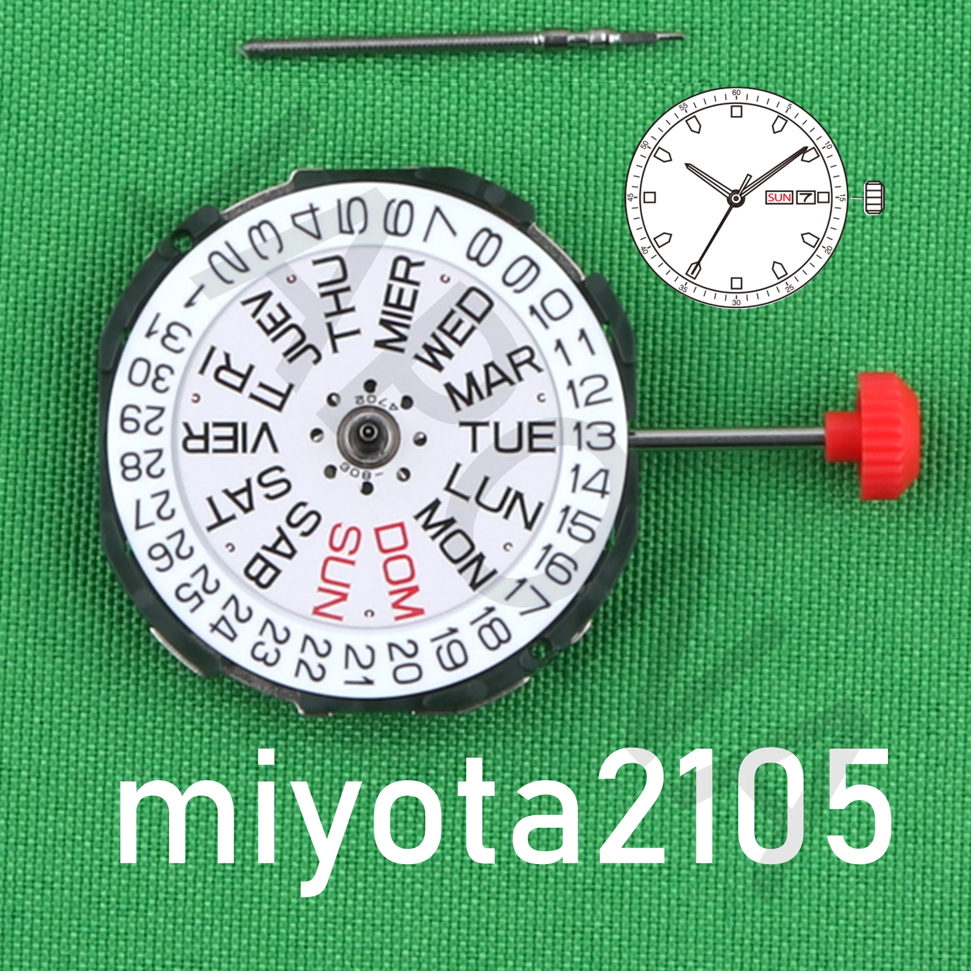2105-movement-miyota-2105-Standard-movement-with-day-date-display-japan-movement-Spain-and ...