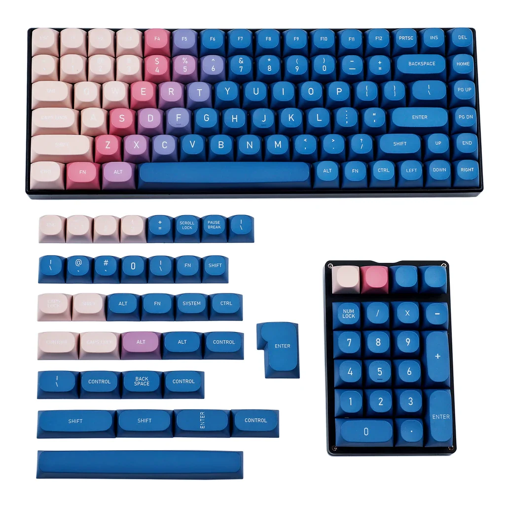 141-Night-Sunset-Keycaps-MA-Profile-thick-PBT-For-Mechanical-Keyboard ...