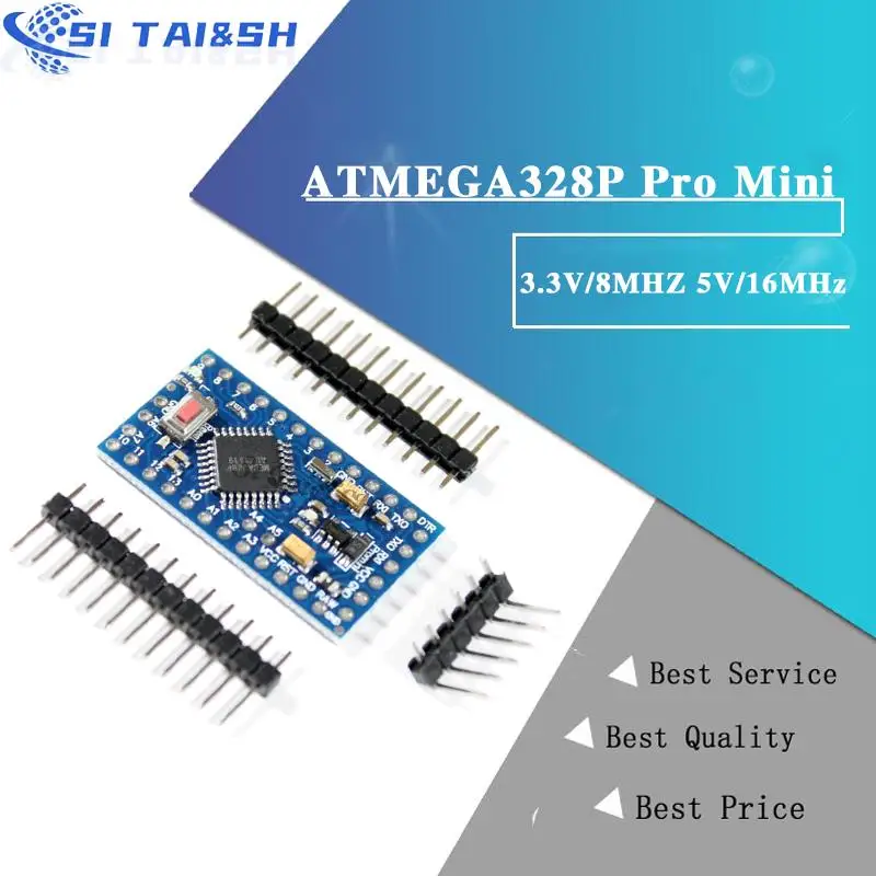 ATMEGA328P Pro Mini 328, ATMEGA328, 3,3 V/8MHZ, 5V/16MHz, para Arduino ...