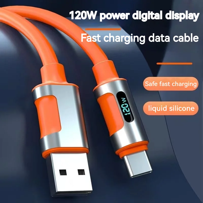 120W-Usb-C-Data-Cable-6A-Super-Fast-Charging-Digital-Display-Type-C ...