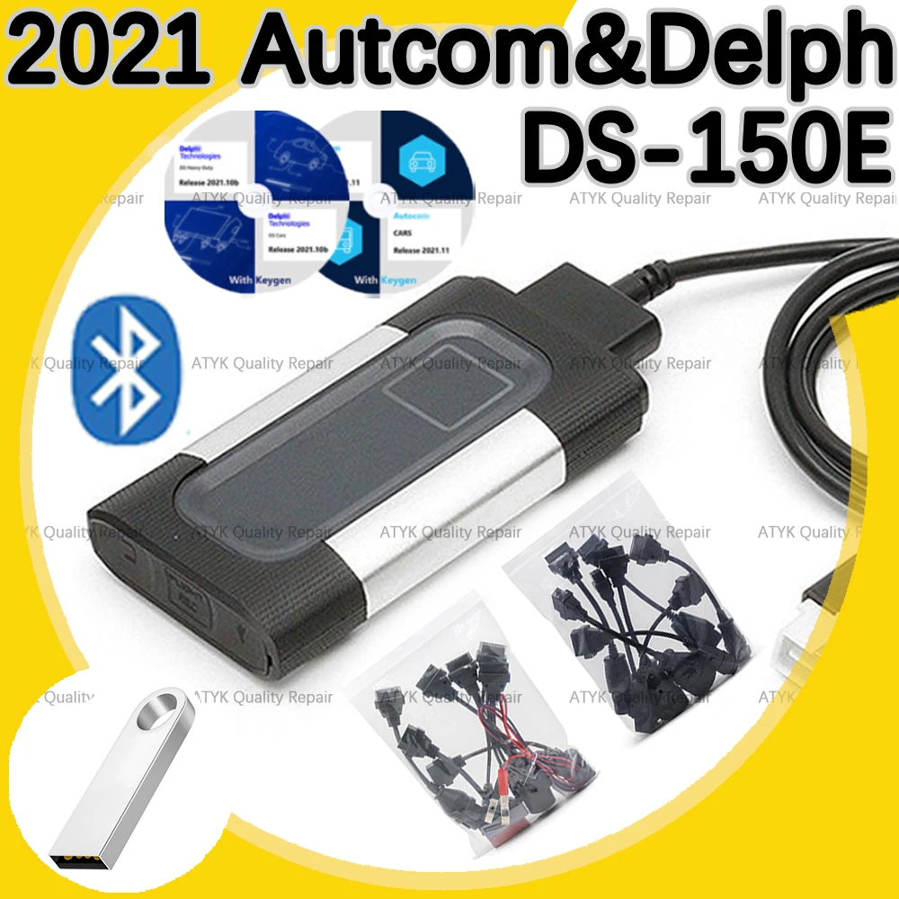 Del-phi-2021-Auto-com-DS-150E-Bluetooth-with-keygen-obd2-scanner-ds-150 ...