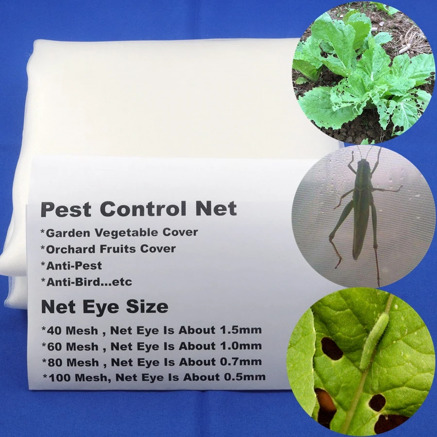 5m 40~100mesh Greenhouse Fruit Tree Pest Control Net Plants Protection ...