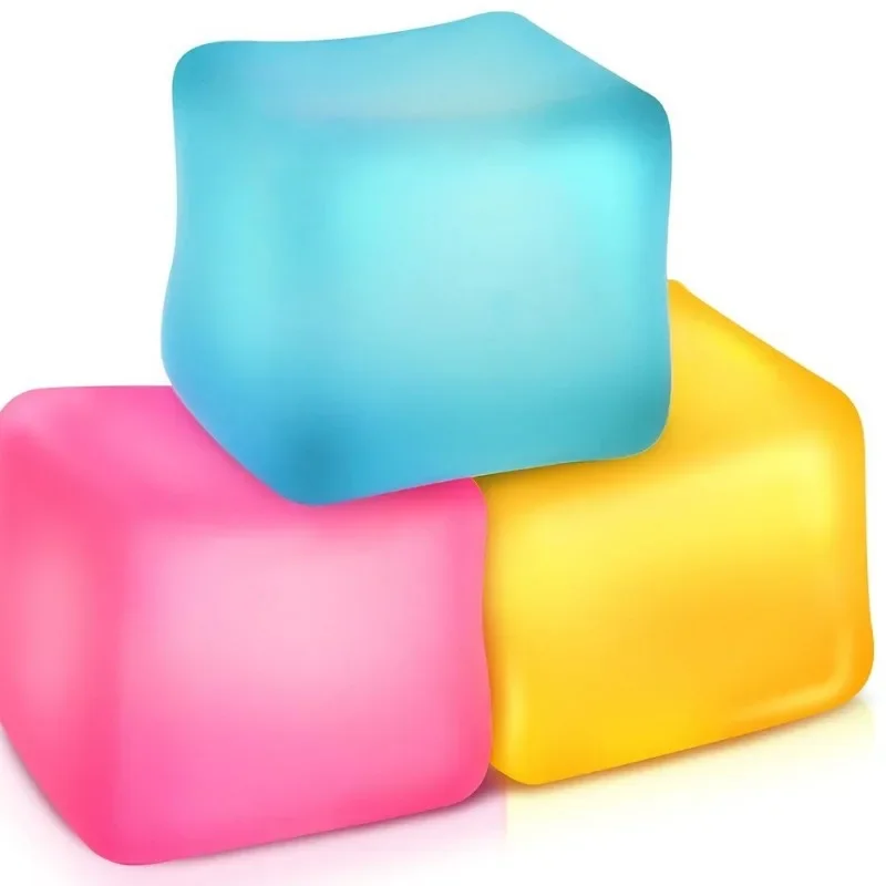 Pressure-Relief-Cube-Water-Cube-Simulation-Ice-Cube-Gel-Filled ...