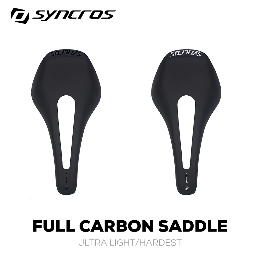 SYNCROS Ultra Light Full carbon fiber bicycle saddle road MTB bike ...