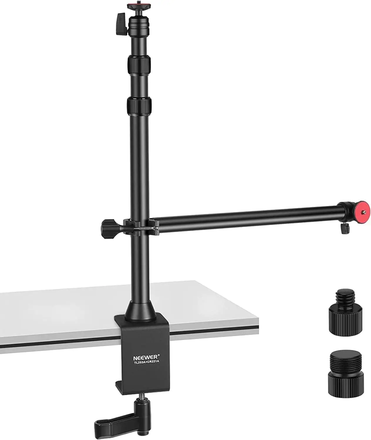 NEEWER-Tabletop-Camera-Mount-Stand-with-Flexible-Arm-Overhead-Height ...