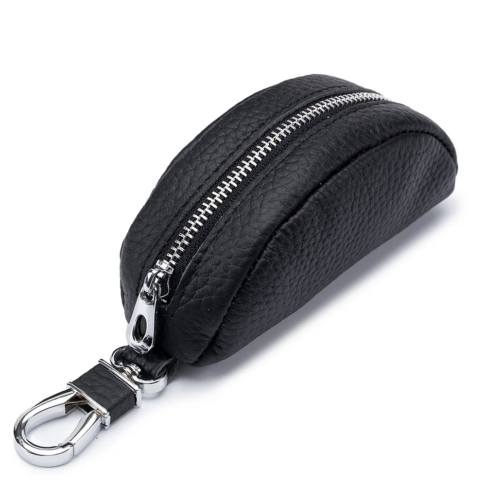 Genuine Leather Keychain Key Holder Pouch | Key Bag Keychain Holder ...