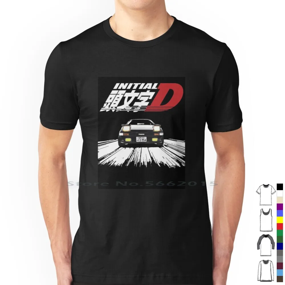 Initial-D-Ae86-Trueno-T-Shirt-100-Cotton-Initial-D-Classic-Initial-D ...