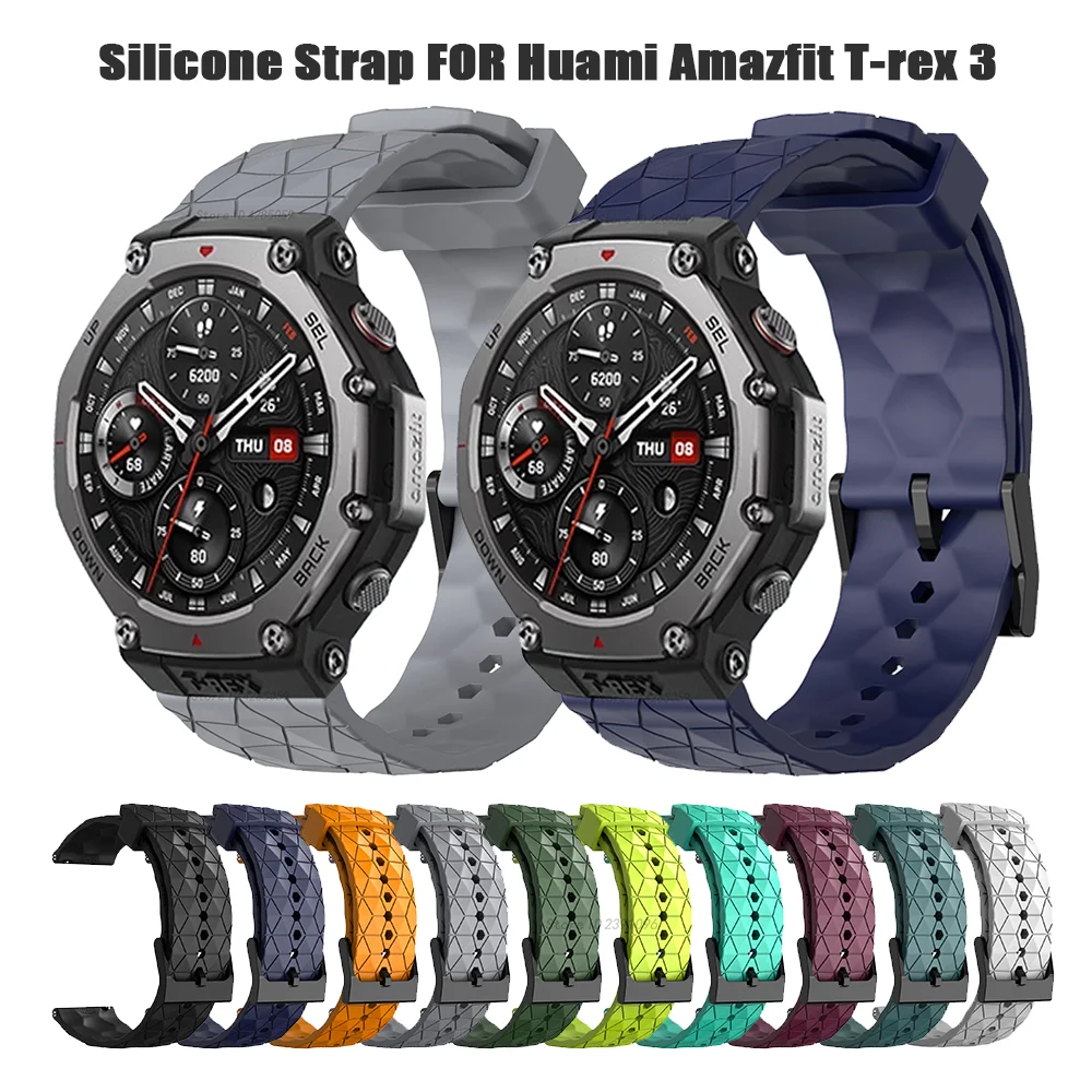 Correa-de-silicona-para-reloj-inteligente-Huami-Amazfit-t-rex-3-correa ...