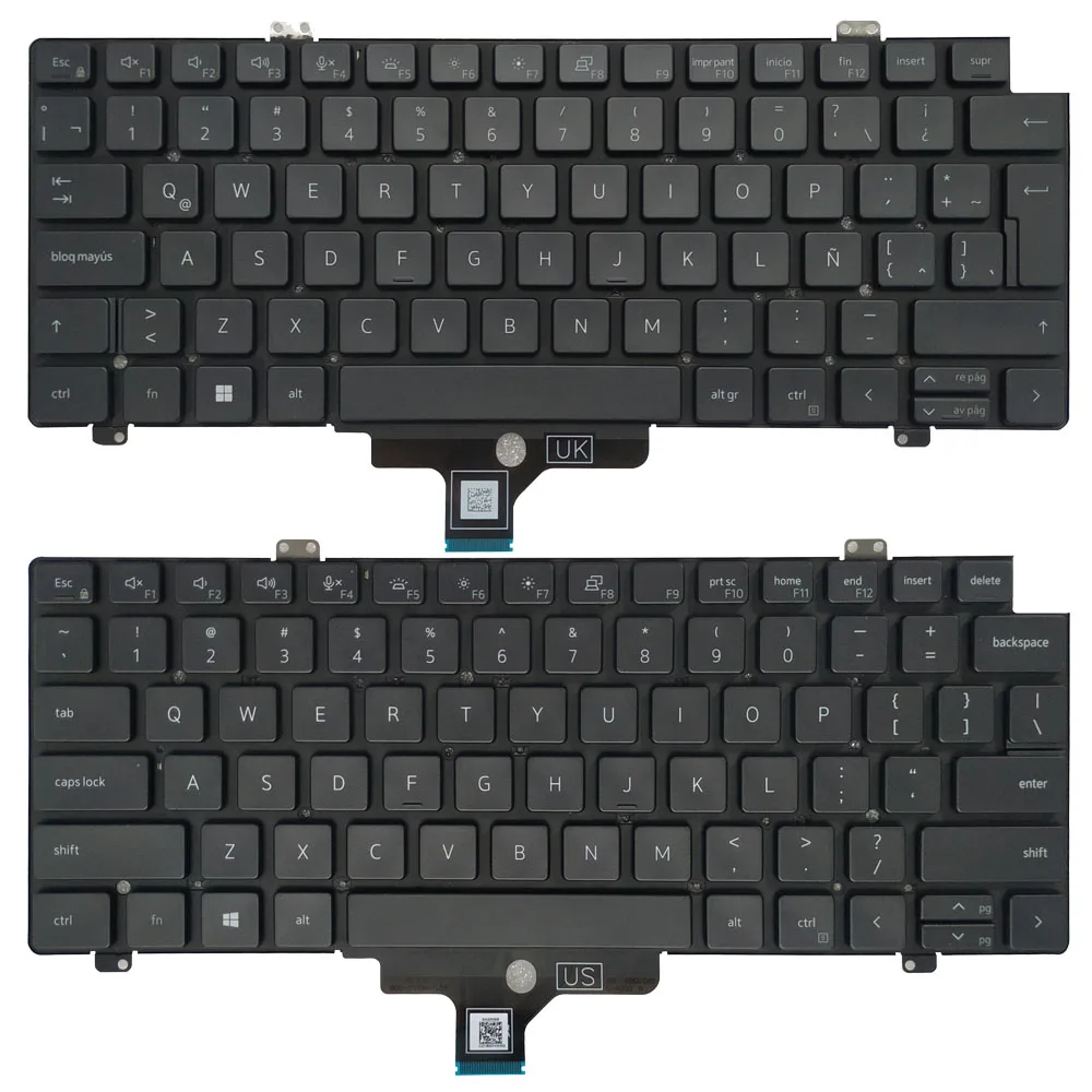 New-Latin-US-Spanish-UK-Keyboard-For-DELL-Latitude-5420-5421-7420-7520 ...