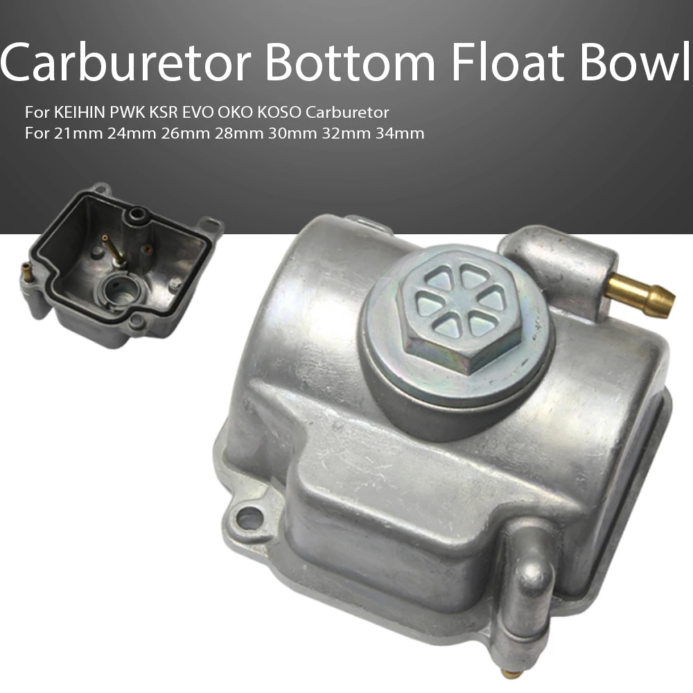 PWK Motorcycle Carburetor Bottom Float Bowl Fit For KEIHIN PWK KSR EVO ...