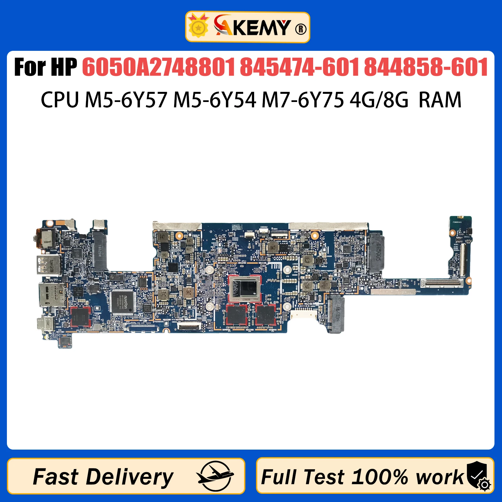 AKEMY-For-HP-6050A2748801-Laptop-Motherboard-M5-6Y54-M5-6Y57-M7-6Y75 ...