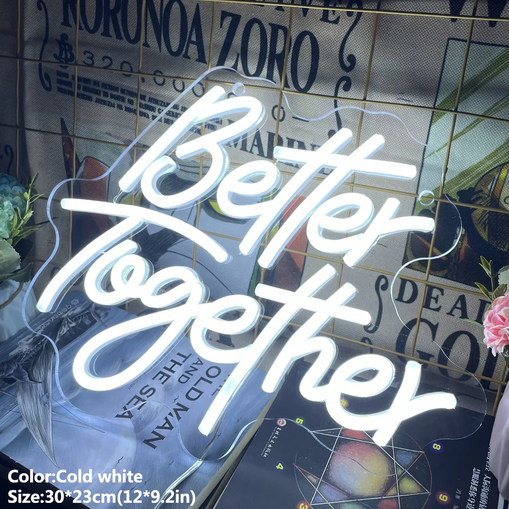 LED-Flex-Neon-Better-Together-Neon-Light-Sign-Silicone-Tube-With ...