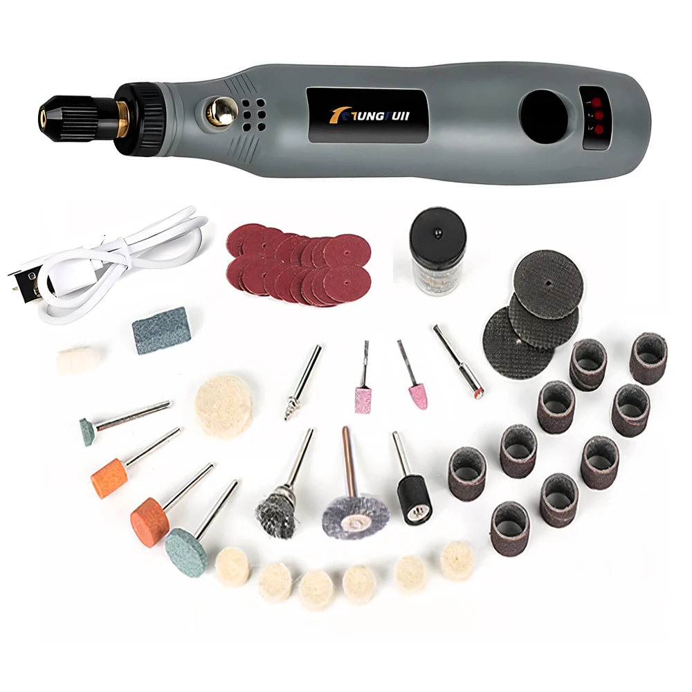 Mini-Electric-Drill-Variable-Speed-Wireless-Power-Tools-Rotary-Power ...