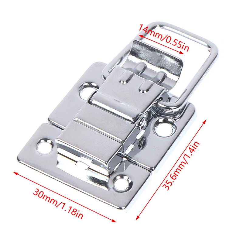 2Pcs-Stainless-Steel-Chrome-Toggle-Latch-For-Chest-Box-Case-Suitcase ...