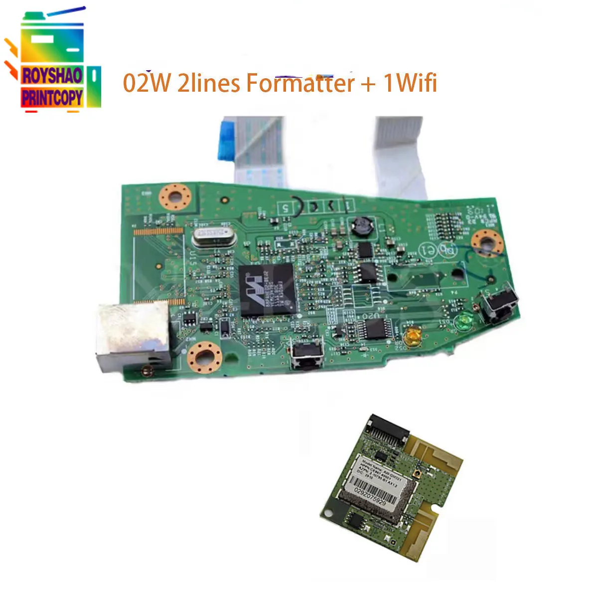 P1102W Main Formatter Wifi Board PCA ASSY MainBoard For HP 1102W 1102 ...