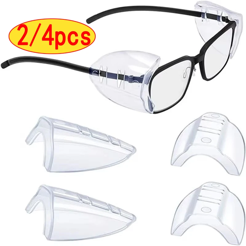 2/4pcs Fashion Eye Flexible Clear Shields Anti Fog Protective Cover Eye ...