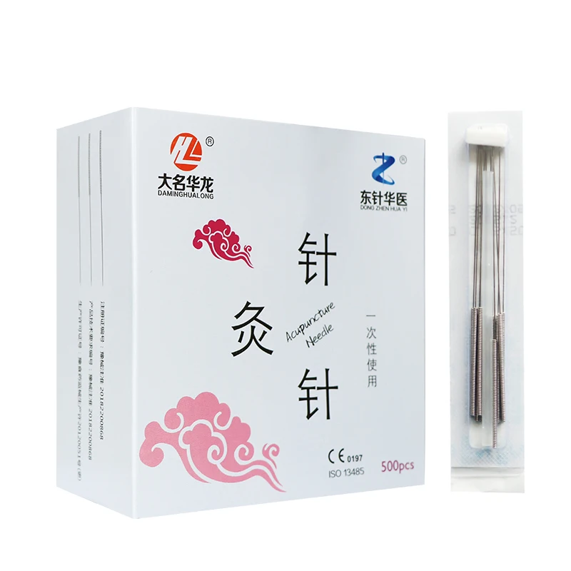 500Pcs-Box-Disposable-Acupuncture-Needle-Aseptic-Filiform-Needle-with ...