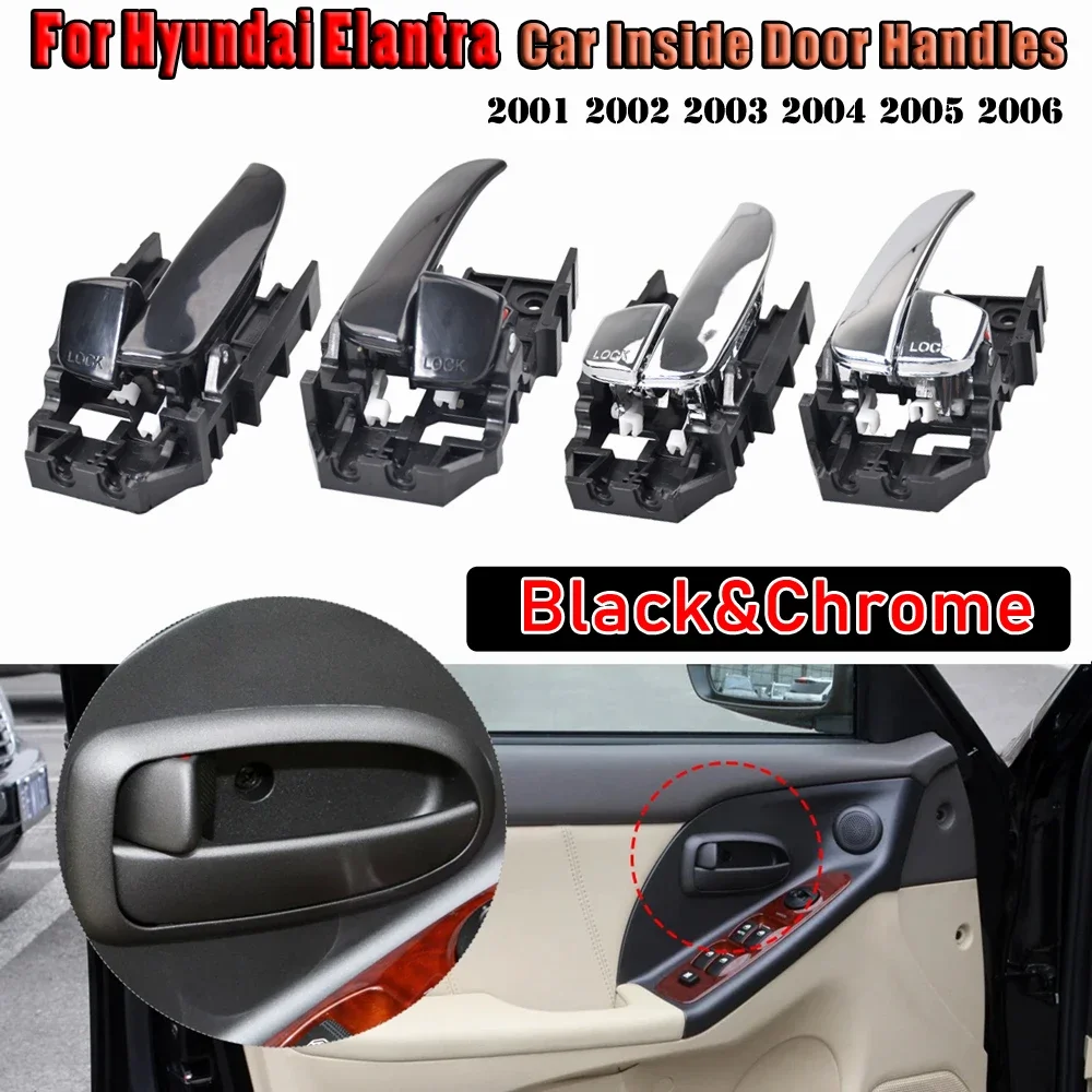 For-Hyundai-Elantra-2001-2002-2003-2004-2005-2006-Interior-Door-Handle ...