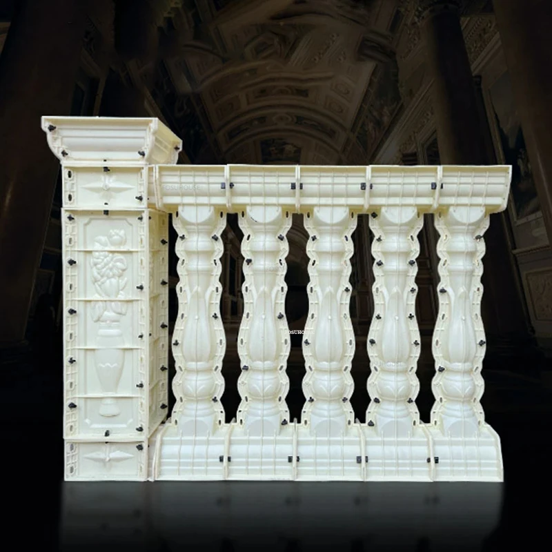 Garden-Roman-Column-Molds-European-Villa-Line-Fence-Handrail-Balcony ...