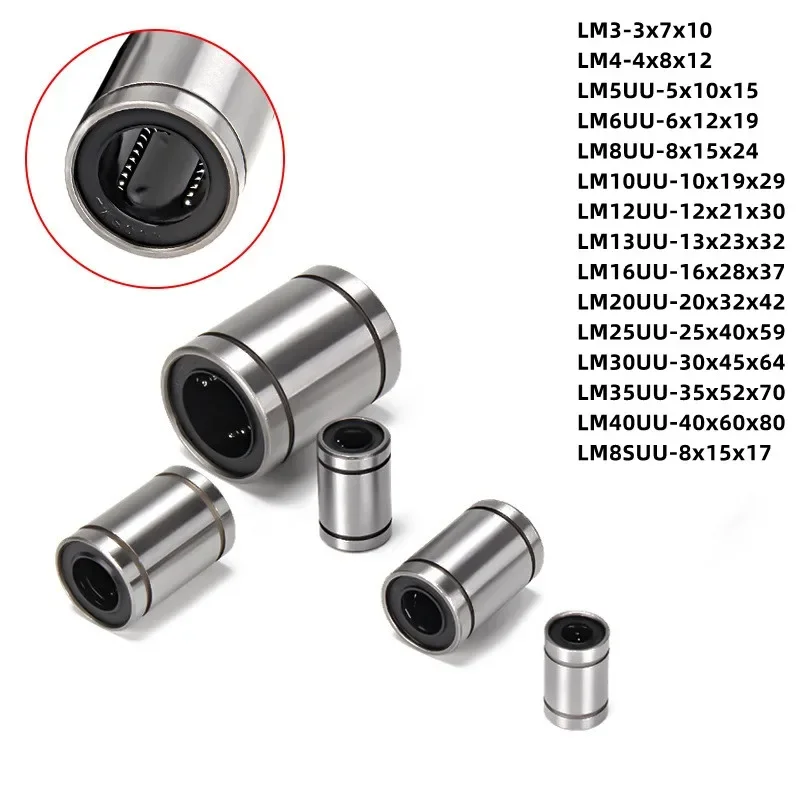 Rodamientos-lineales-LM8SUU-LM3-4-5-6-8-10-12-13-14-40UU-buje-lineal ...