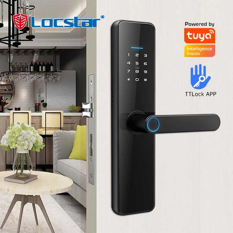 Security-Digit-Electric-Electronic-Handle-Digital-Tuya-Ttlock ...