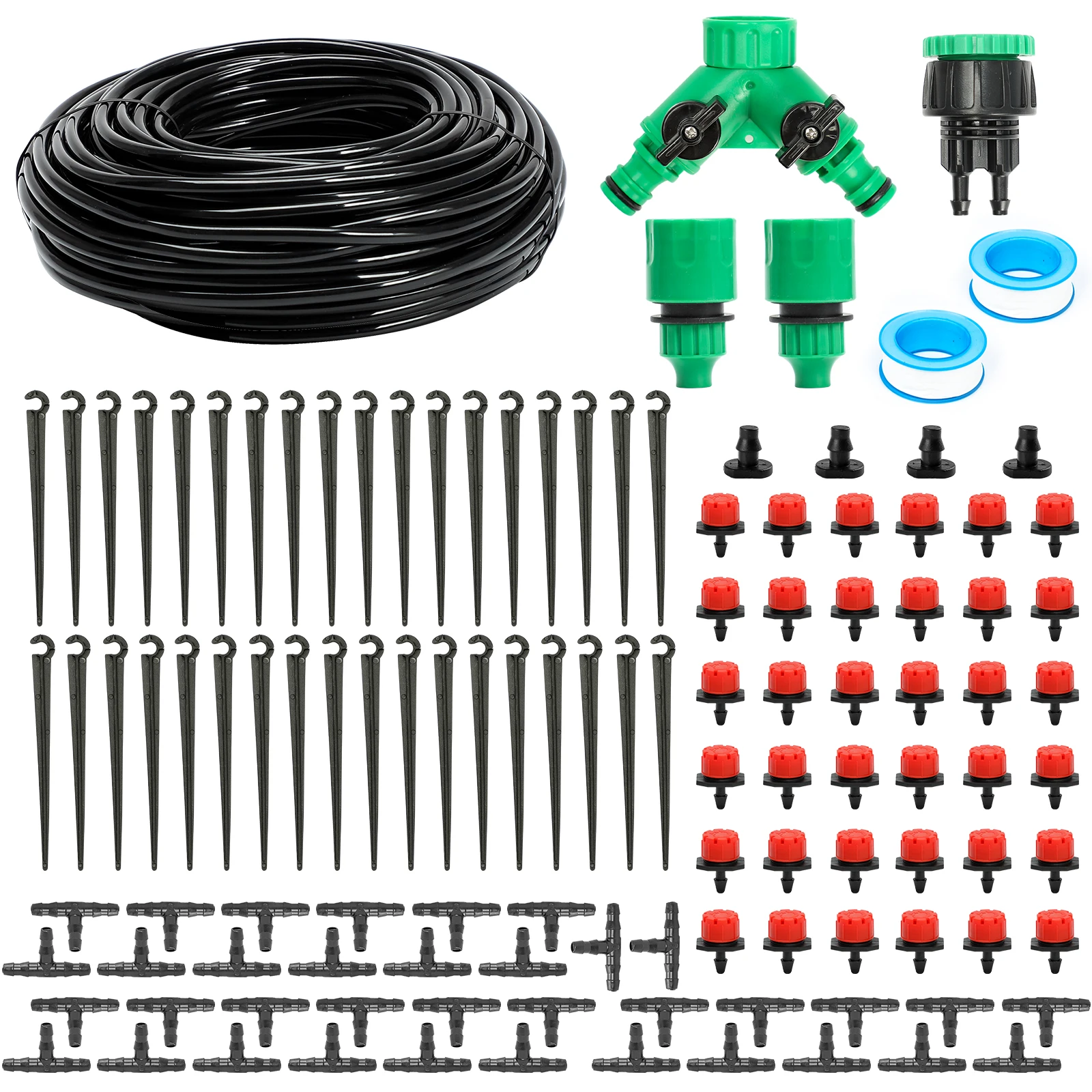 1-Pack-Garden-Drip-Irrigation-Kit-98FT-30M-Greenhouse-Micro-Automatic ...