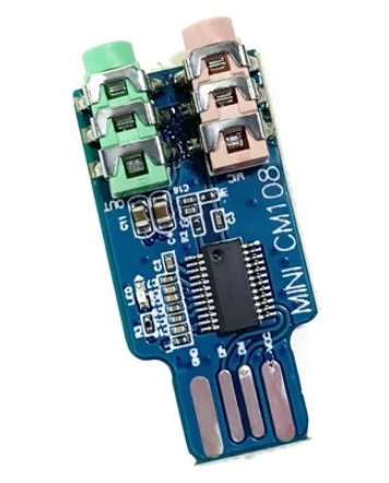 CM108 USB Drive Free Sound Card For Laptop Computer External Sound Card ...