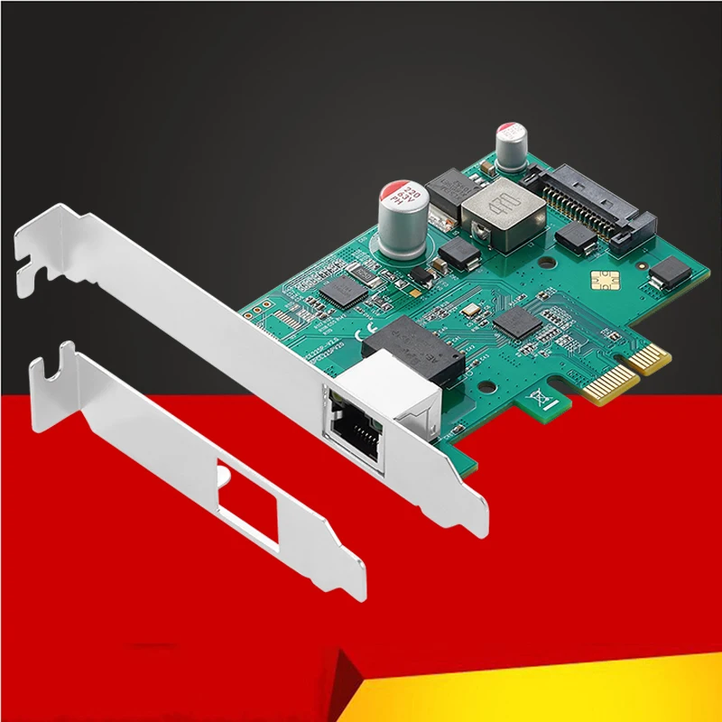 PCI-Express-X1-to-2-5Gb-Network-Card-10-100-1000-2500Mbps-Gigabit ...