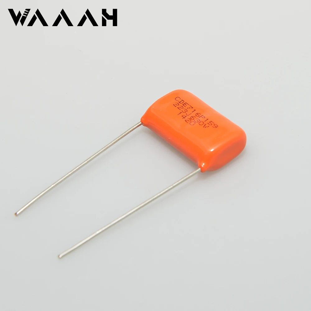 1pcs-CDE-715P-600V-Sprague-Red-Drop-Guitar-Bass-Tone-Capacitors-Film ...