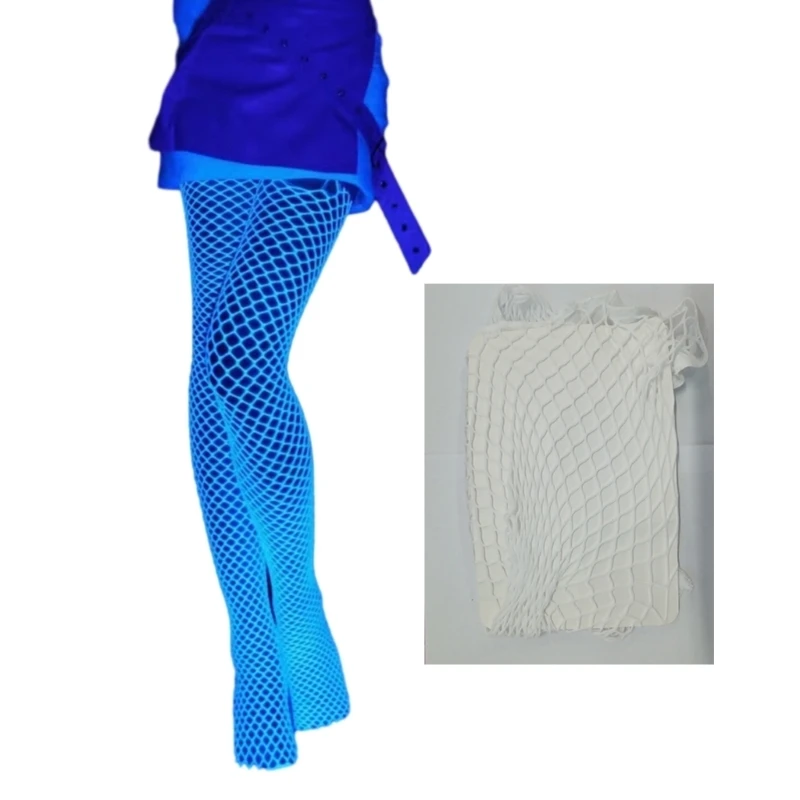 Women-Glow-in-the-Dark-Fishnet-Stockings-Leggings-Luminous-Glowing ...
