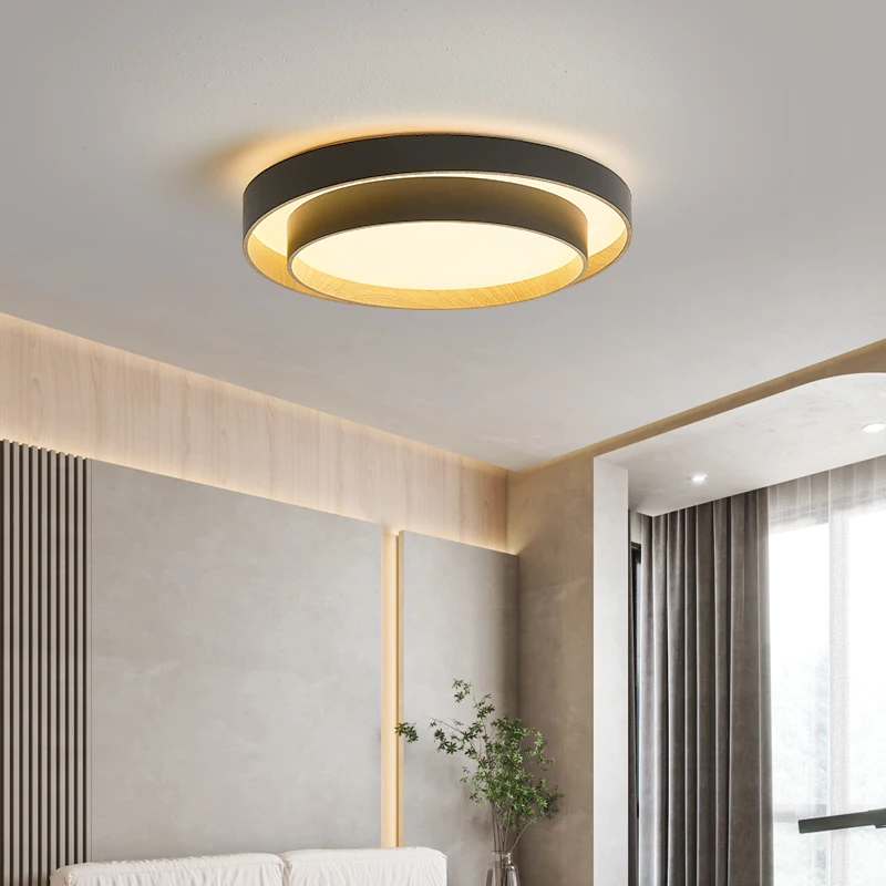 Modern-Led-Double-layer-Circular-Ceiling-Lights-Study-Living-Room ...
