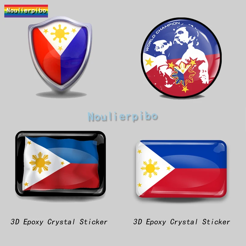 Philippine Flag Logo 3d