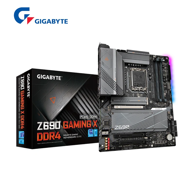 Gigabyte ga z690 jogos x ddr4 novo intel®Z690 ddr4 xmp 128g 5333 (o. c.) Pcie 5.0 m. 2 2.5 gbe ...