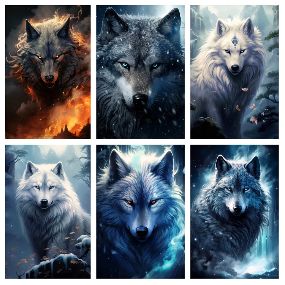 5D-DIY-Diamond-Painting-Wolf-Rhinestone-Mosaic-Cross-Stitch-Animal ...
