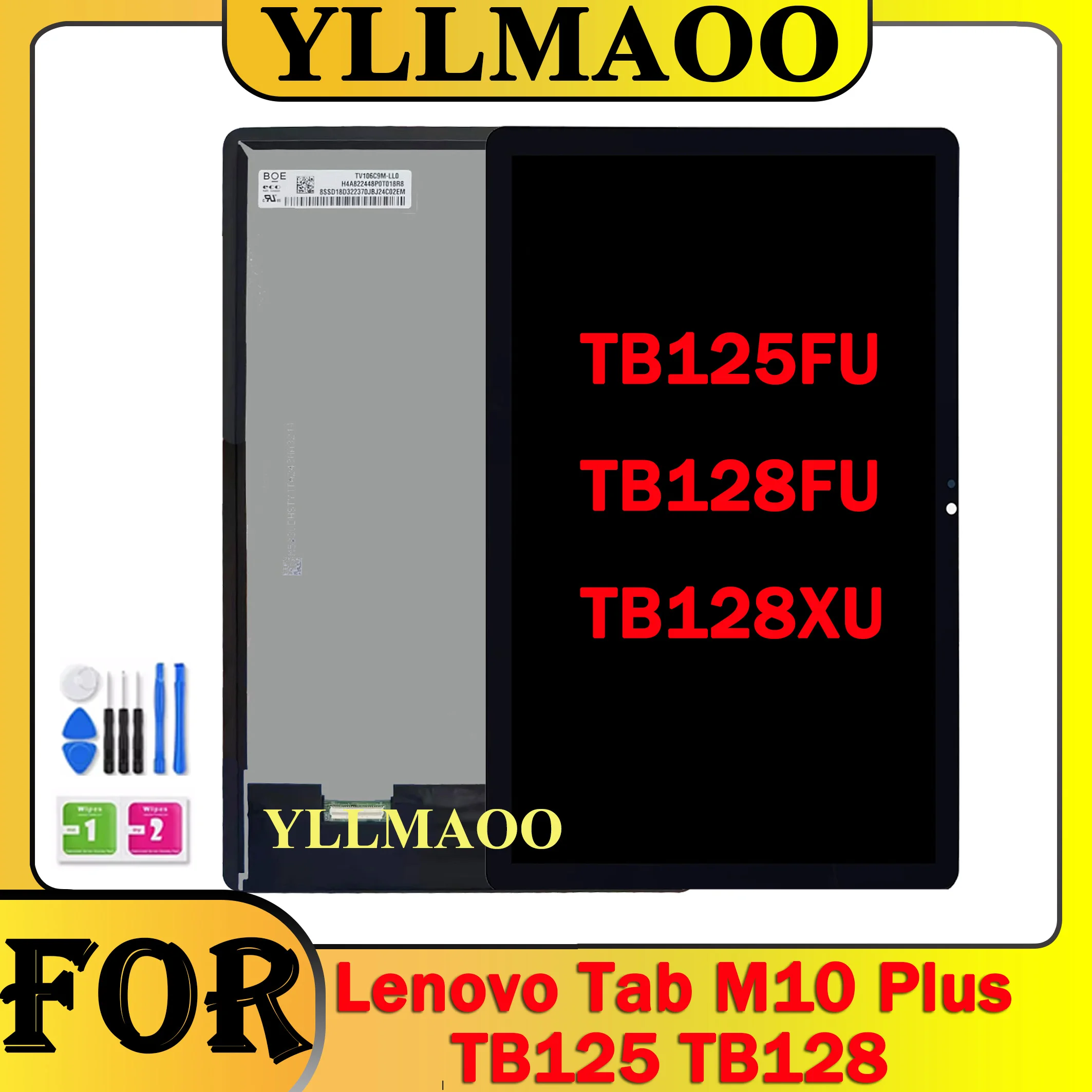 10.6" LCD For Lenovo Xiaoxin Pad 2022 P12 Tablet TB128FU TB125FU ...