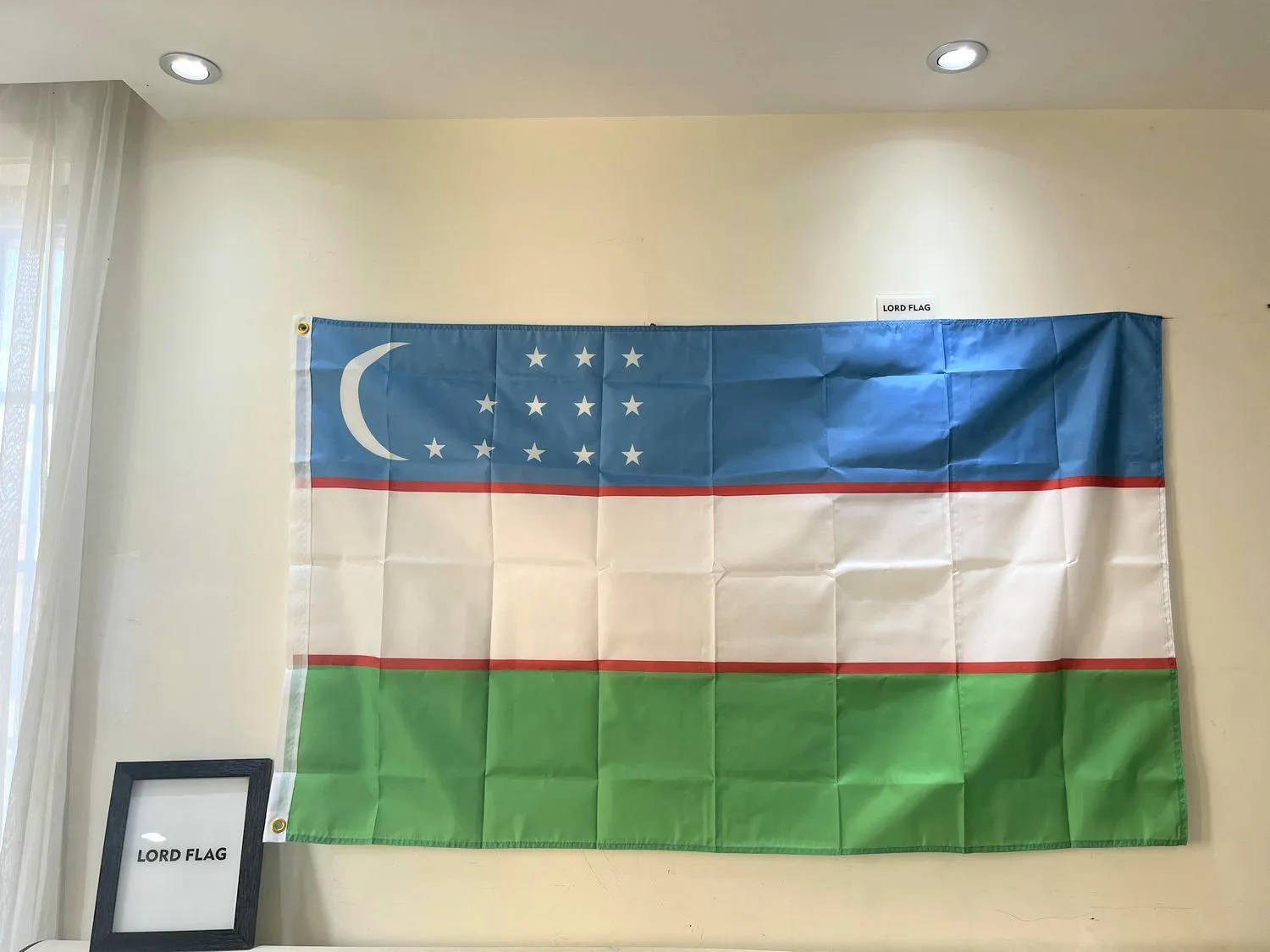 Free Shipping Uzbekistan Flag 90*150cm High Quality Polyester Uzb Uzbek ...