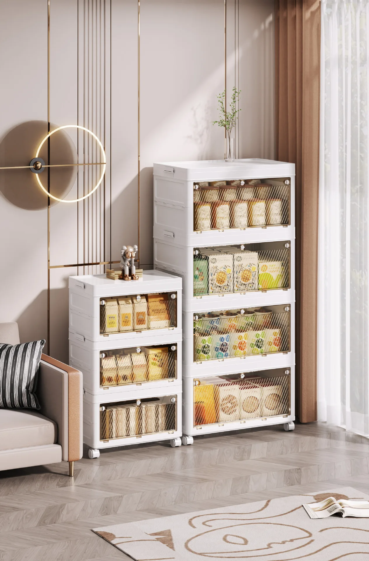 Multi-Layer-Wardrobe-Folding-Storage-Box-Floor-Standing-Containers ...