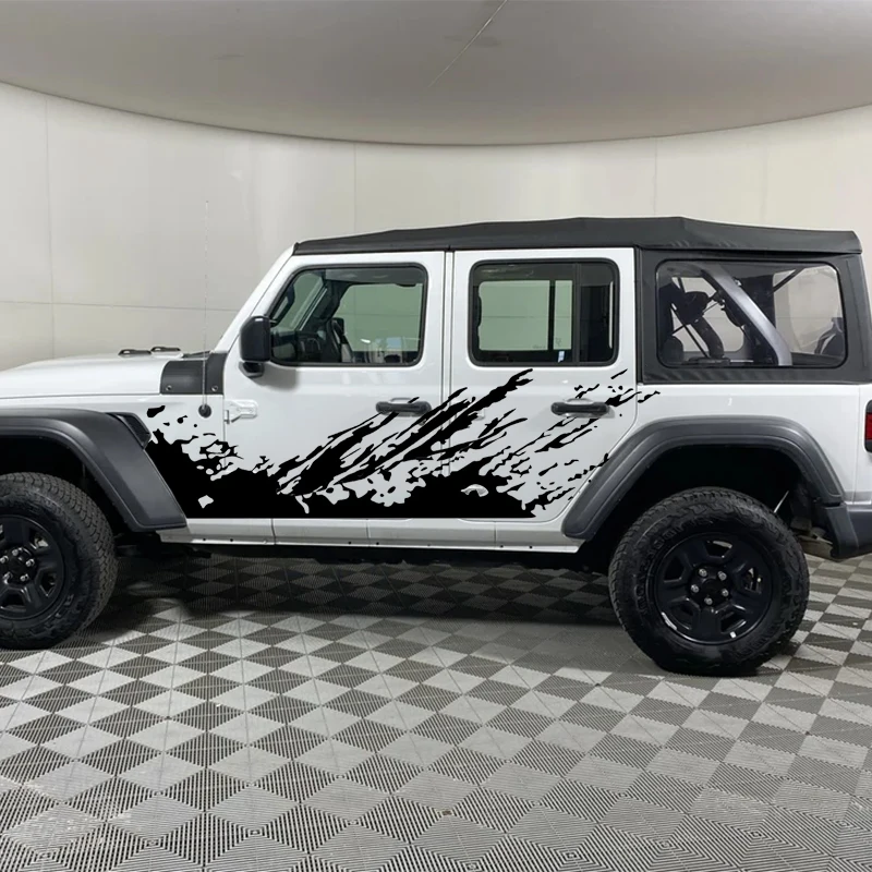 Mud-color-splash-design-pattern-stickers-car-packaging-stickers ...