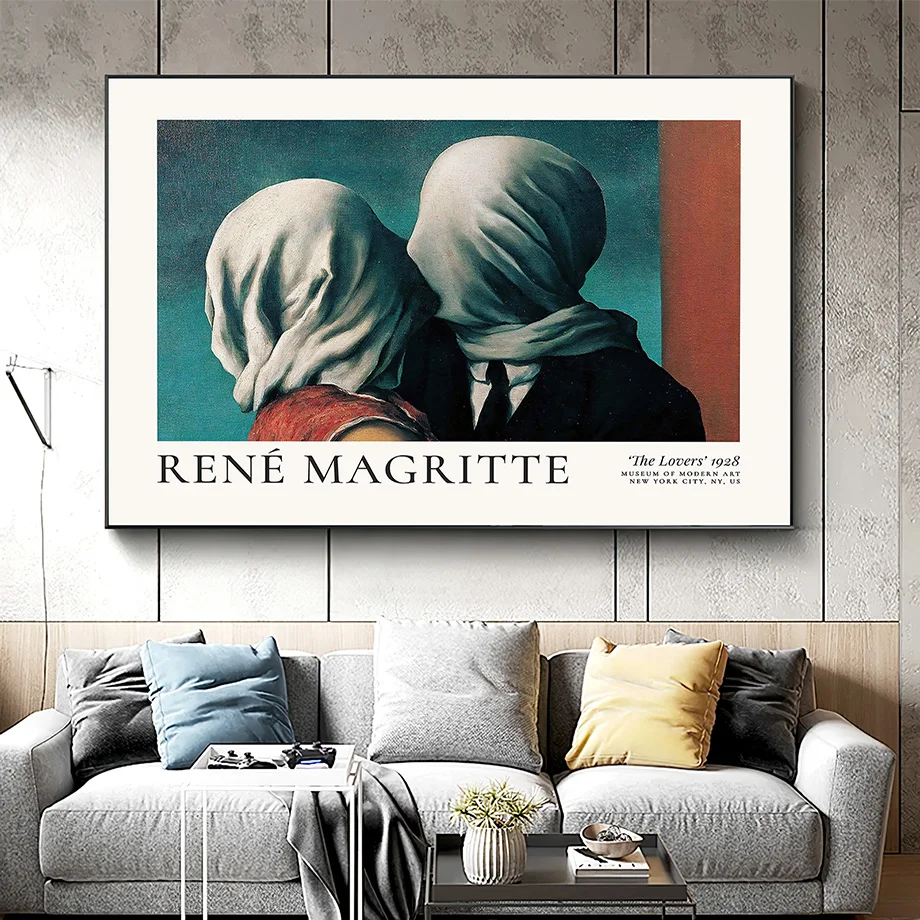 Rene Magritte The Lovers