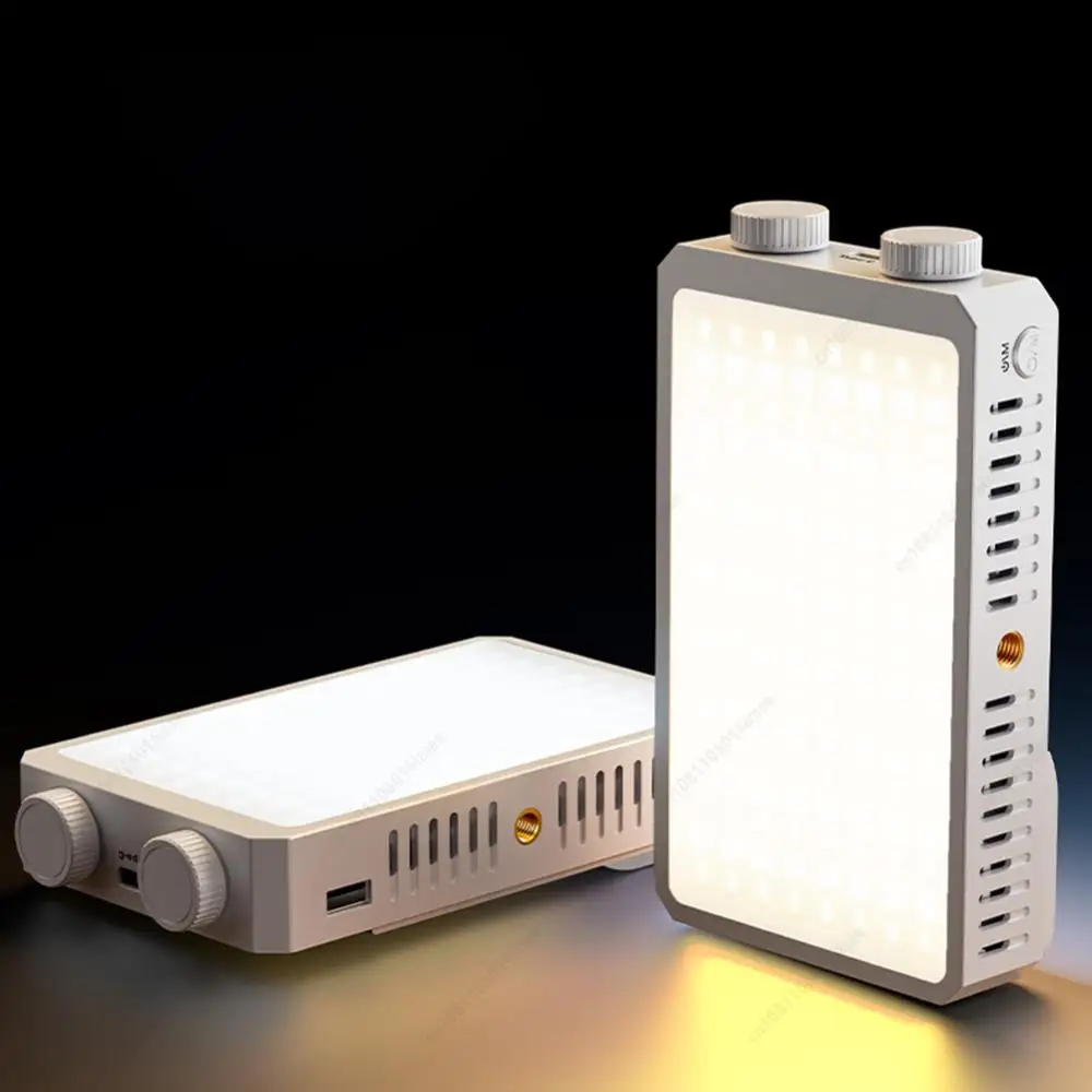 40W LED Camera Light 4400mAh Rechargeable Handheld Fill Light ...