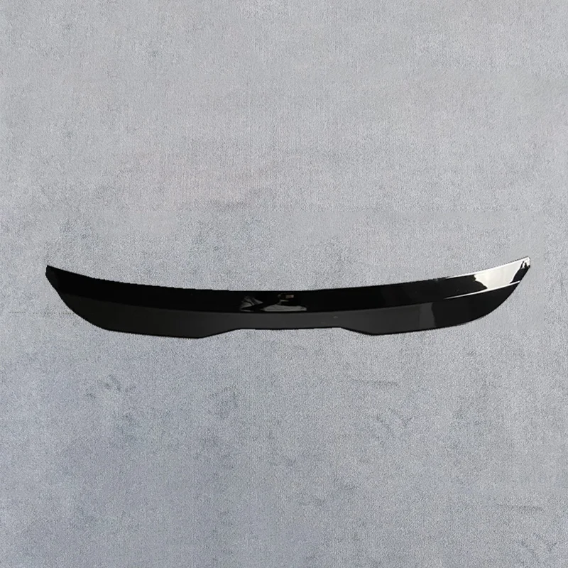 Glossy Black/Carbon Fiber Look M Style Rear Trunk Spoiler Lip Extension ...