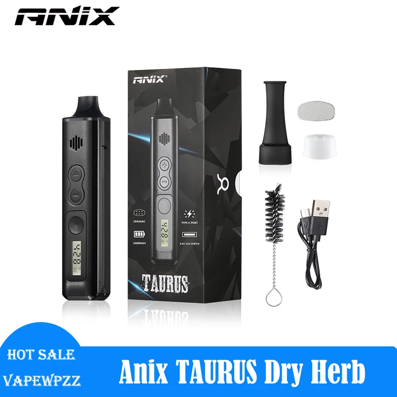 Original-Dry-Herb-Vaporizer-Anix-TAURUS-Kit-1300mAh-Herbal-Vaporizer ...