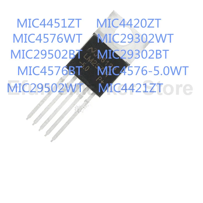 MIC4451ZT MIC4420ZT MIC4576WT MIC29302WT MIC29502BT MIC29302BT ...