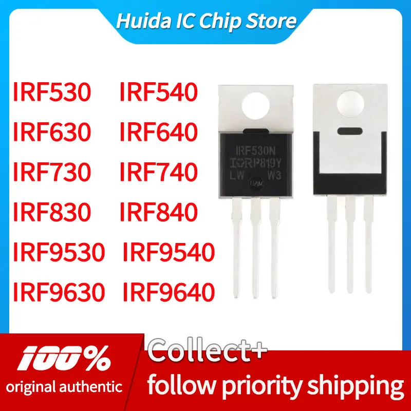 IRF530 IRF540 IRF630 IRF640 IRF730 IRF740 IRF830 IRF840 IRF9530 IRF9540 IRF9630 IRF9640 Новый ...