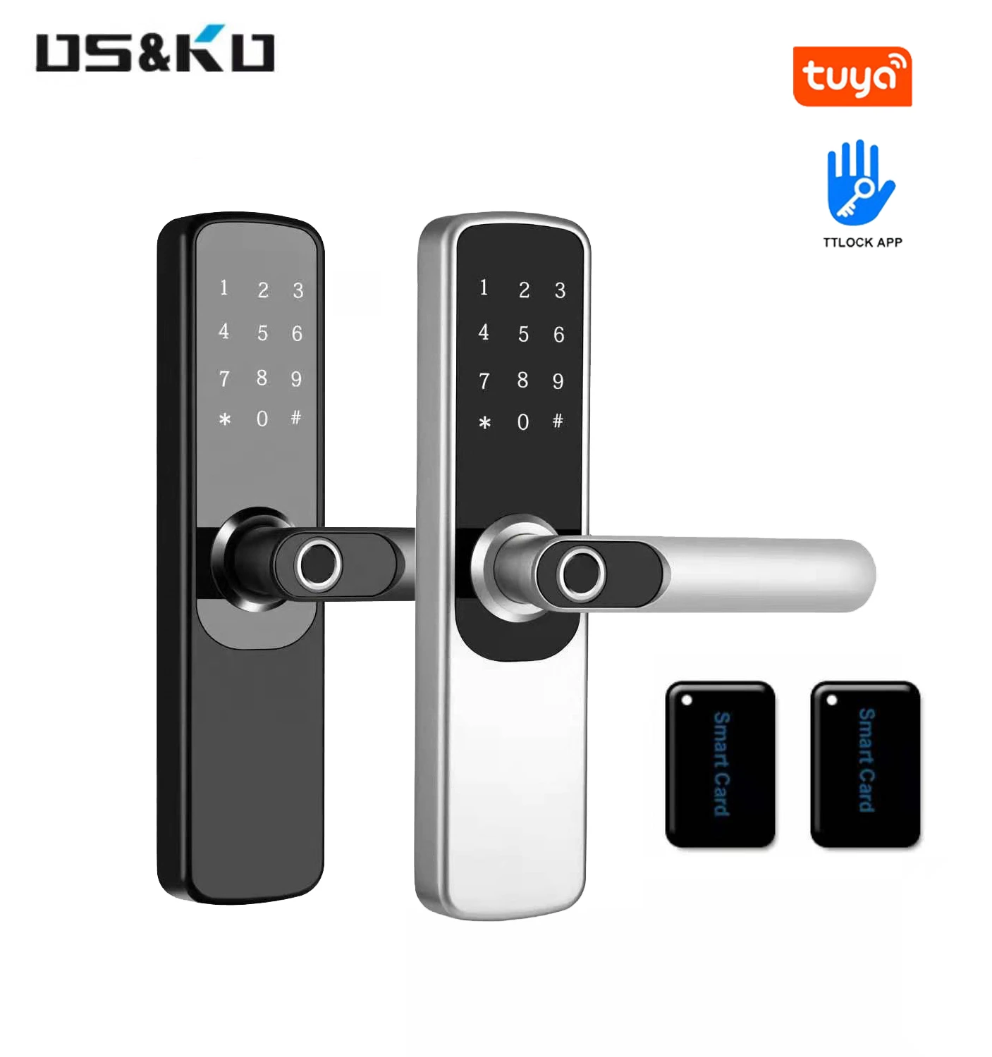 Tuya TTLOCK Biometric Fingerprint Locks Electronic Smart finger print ...