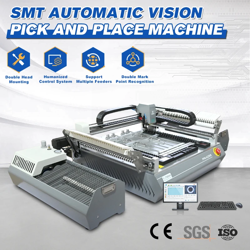 PPM A320VB Desktop Pick And Place Machine Automatic Pcb Making Machine ...