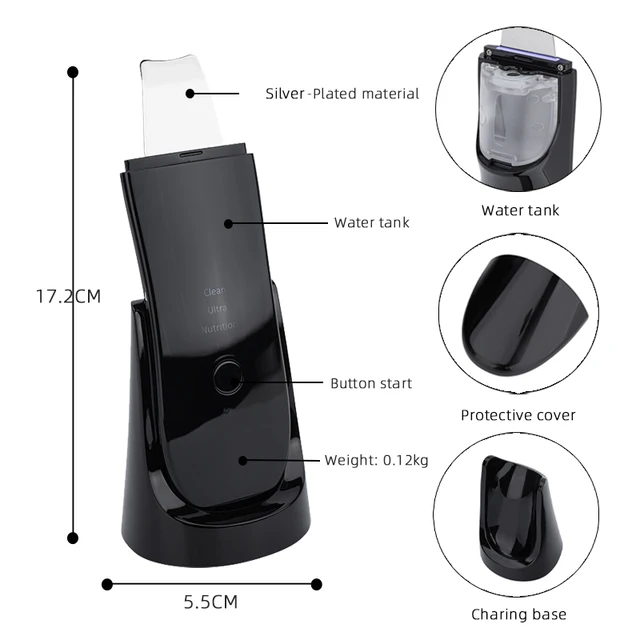 Professional Ultrasonic Face Scrubber With Nano Mist | ESHOPEFY