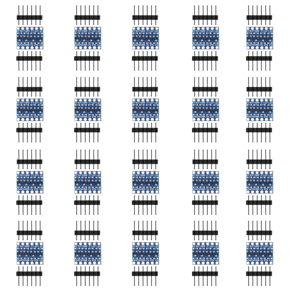 20pcs 4 Channels IIC I2C Logic Level Converter Bi-Directional Module ...