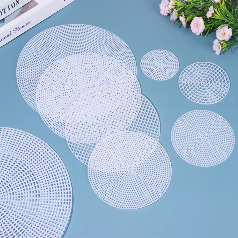 Round-Grid-board-for-DIY-Bag-Plastic-Knitting-and-Weaving-Helper-Knit ...