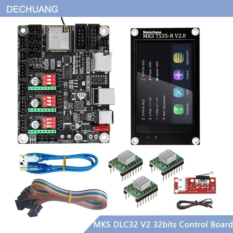 MKS DLC32 v2 GRBL Offline Wifi Controller TS35-R LCD Display 32bits ...